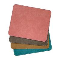 China Colorful Pu Leather Blank Sublimation Place Mats Custom Printing Heat Resistant Table Mat Sublimation Placemat for sale