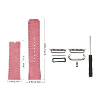 China Diy Custom Printing PU Leather Apple Watch Band Sublimation Blanks for sale