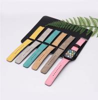 China Diy Custom Printing PU Leather Apple Watch Band Sublimation Blanks for sale