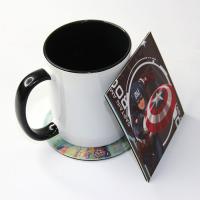 China Custom Coaster Sublimation Blanks Leather Coasters With Logo for sale