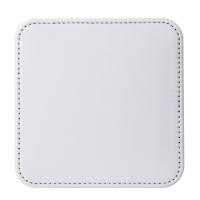 China Custom Coaster Sublimation Blanks Leather Coasters With Logo for sale