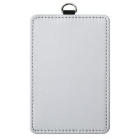 China DIY Design Work ID Card Holder Customized Logo Business Card Protector Sublimation Name Badge Blanks Card Holder for sale