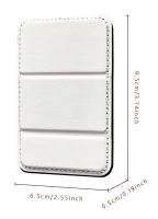 China PU Leather Blank Sublimation Phone Card Holder Magnetic Phone Stand Wallet Bag Card Holder for sale