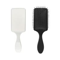 China Personalized Plastic Sublimation Hair Brush Blank With Printable Metal Insert For Photo Printing for sale