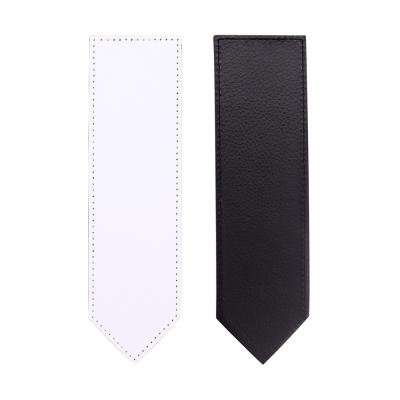 China Custom Leather Bookmarks Sublimation Bookmark Blanks for sale