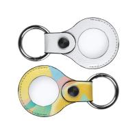 China Custom Sublimation Leather Blanks Apple Airtag Tracker Locator Tracker Anti Lost Tracking Device for sale