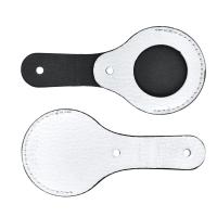 China Custom Sublimation Leather Blanks Apple Airtag Tracker Locator Tracker Anti Lost Tracking Device for sale