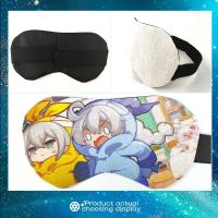 China Custom Blank Linen Sublimation Eye Mask For Sublimation Photo Printing for sale