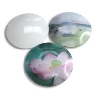 China Sublimation Tempered Glass Photo Plate Rectangle Round Steak Fruit Trays Blank Sublimation Plates for sale