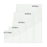 China DIY Printing Blank Sublimation Glass Photo Frame With Alloy Stand Custom Sublimation Picture Frame for sale