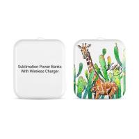 China Custom Logo Blank Sublimation Power Bank 10000mAh Li Polymer Portable Wireless Magnetic Phone Charger Power Bank For Iphone for sale