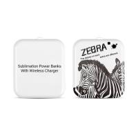 China Custom Logo Blank Sublimation Power Bank 10000mAh Li Polymer Portable Wireless Magnetic Phone Charger Power Bank For Iphone for sale
