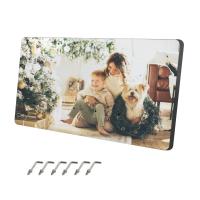 China Decorative Sublimation MDF Key Chain Hanger Blanks for sale