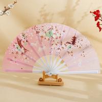 China 13'' Polyester Double Sided Sublimation Fan Blanks For Photos Printing Customization for sale