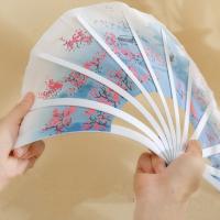 China 13'' Polyester Double Sided Sublimation Fan Blanks For Photos Printing Customization for sale