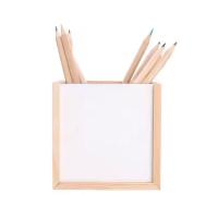 China Diy Sublimation Pencil Wood Box Gift For Students Photo Pencil Box for heat transfer for sale