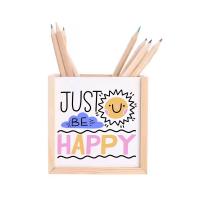 China Diy Sublimation Pencil Wood Box Gift For Students Photo Pencil Box for heat transfer for sale