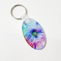 China Custom Blank Sublimation Acrylic Keychain Heat Press Acrylic Keychain for sale
