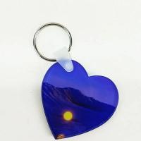 China Custom Blank Sublimation Acrylic Keychain Heat Press Acrylic Keychain for sale