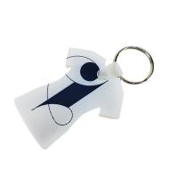 China Custom Blank Sublimation Acrylic Keychain Heat Press Acrylic Keychain for sale