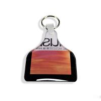 China Custom Blank Sublimation Acrylic Keychain Heat Press Acrylic Keychain for sale