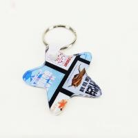 China Custom Blank Sublimation Acrylic Keychain Heat Press Acrylic Keychain for sale