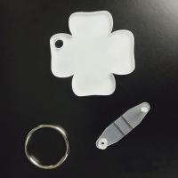China Custom Blank Sublimation Acrylic Keychain Heat Press Acrylic Keychain for sale