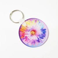 China Custom Blank Sublimation Acrylic Keychain Heat Press Acrylic Keychain for sale