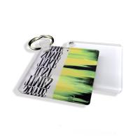 China Custom Blank Sublimation Acrylic Keychain Heat Press Acrylic Keychain for sale