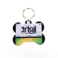 China Custom Blank Sublimation Acrylic Keychain Heat Press Acrylic Keychain for sale