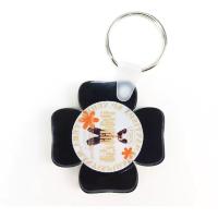China Custom Blank Sublimation Acrylic Keychain Heat Press Acrylic Keychain for sale