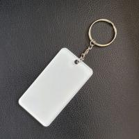 China DIY Personalized Sublimation Blank Acrylic Keychains For Sublimation Photos Printing for sale