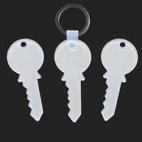 China Key Shape Acrylic Sublimation Keychain Blanks Custom Acrylic Keyring for sale
