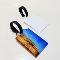 China Anti Loss Personalized Acrylic Luggage Tag Blanks For Sublimation Photos Printing for sale
