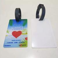 China Anti Loss Personalized Acrylic Luggage Tag Blanks For Sublimation Photos Printing for sale