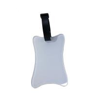 China Anti Loss Personalized Acrylic Luggage Tag Blanks For Sublimation Photos Printing for sale