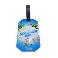 China Anti Loss Personalized Acrylic Luggage Tag Blanks For Sublimation Photos Printing for sale