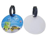 China Anti Loss Personalized Acrylic Luggage Tag Blanks For Sublimation Photos Printing for sale