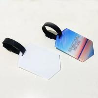China Anti Loss Personalized Acrylic Luggage Tag Blanks For Sublimation Photos Printing for sale