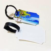 China Anti Loss Personalized Acrylic Luggage Tag Blanks For Sublimation Photos Printing for sale