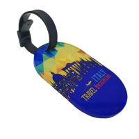 China Anti Loss Personalized Acrylic Luggage Tag Blanks For Sublimation Photos Printing for sale