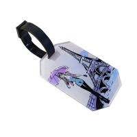 China Anti Loss Personalized Acrylic Luggage Tag Blanks For Sublimation Photos Printing for sale