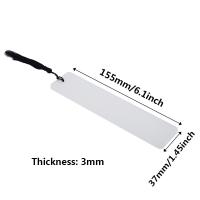 China Sublimation Acrylic Bookmark Blanks With Tassel for sale
