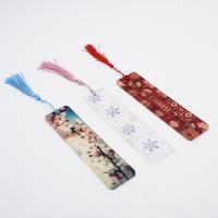 China Sublimation Acrylic Bookmark Blanks With Tassel for sale