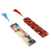China Sublimation Acrylic Bookmark Blanks With Tassel for sale