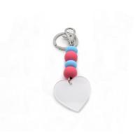 China Heart Shape Sublimation Acrylic Keychains Blanks Custom Acrylic Keyring for sale