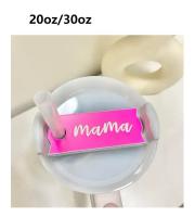 China Lightweight Acrylic Sublimation Ornaments 20oz 30oz Stainless Steel Cup Lids for sale