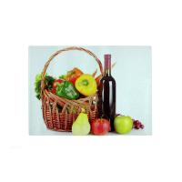 China Various Shape Sublimation Glass Chopping Board Heat Resistance Sublimation Glass Cutting Board Blanks for sale
