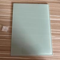 China Various Shape Sublimation Glass Chopping Board Heat Resistance Sublimation Glass Cutting Board Blanks for sale