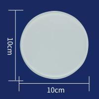 China Customized Sublimation Glass Coaster Blanks For Photo Printing 10cm Size for sale